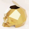 DIY Paper Low Poly Skull Box, 3D Papercraft template (PDF) - HOBBYMO