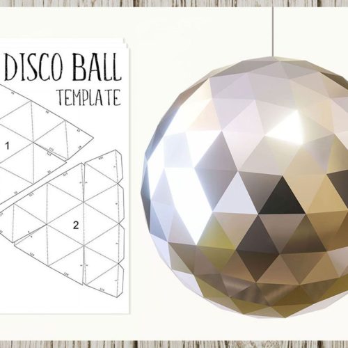 DIY Paper Soccer Ball, 3D Papercraft template (PDF) - HOBBYMO