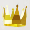 Paper Crown, 3D Papercraft template (PDF) - HOBBYMO