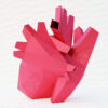 Paper Human Heart, 3D Papercraft - HOBBYMO