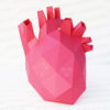 Paper Human Heart, 3D Papercraft - HOBBYMO