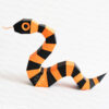 Paper Striped Snake, PDF template - HOBBYMO